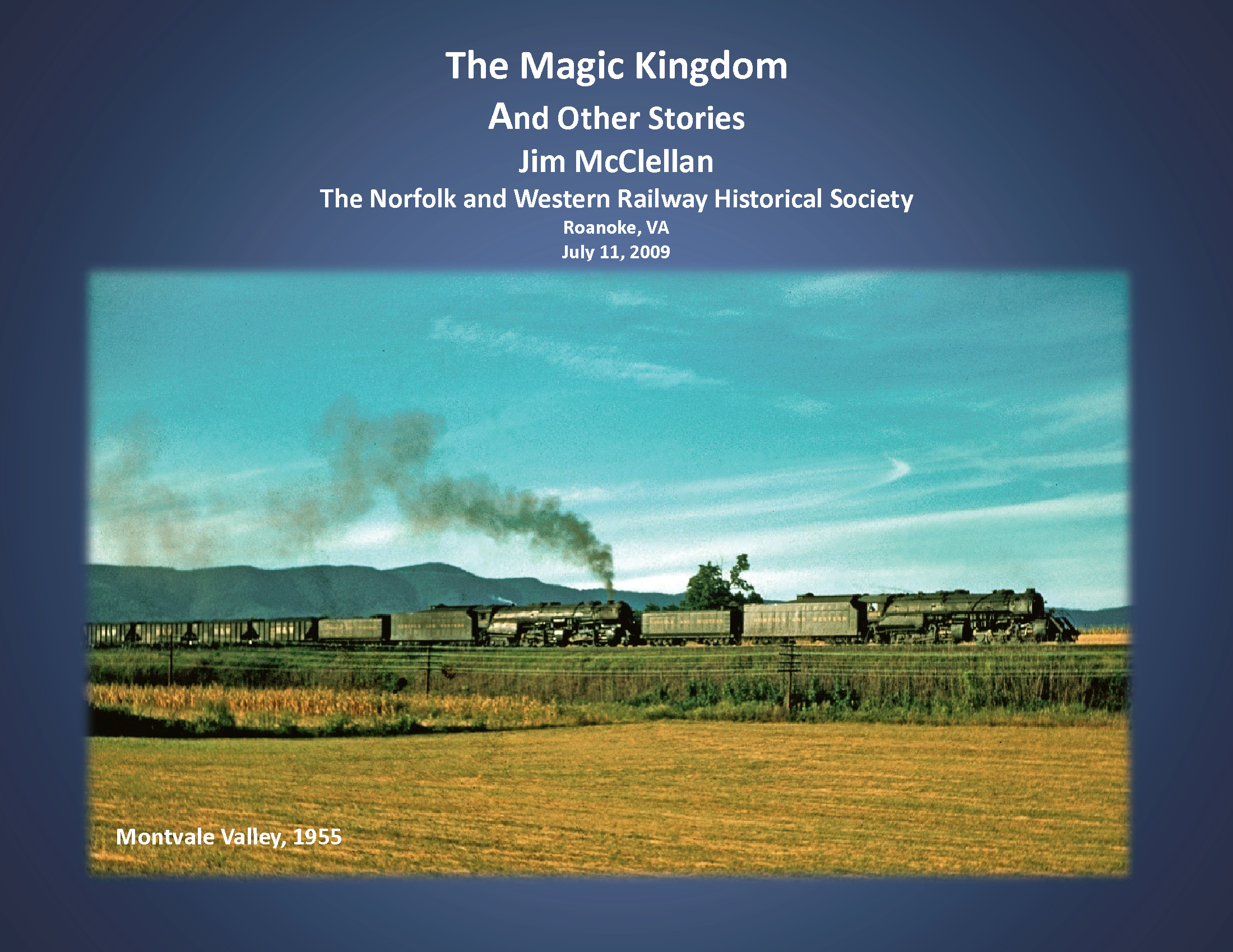 beachtrainman.com -- Jim McClellan Speeches